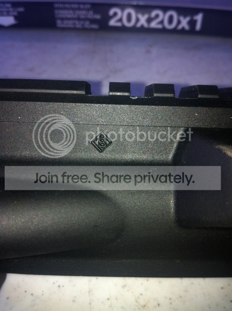 Markings on upper reciever > Rifles, Uppers, Lowers, Barrels, and more ...
