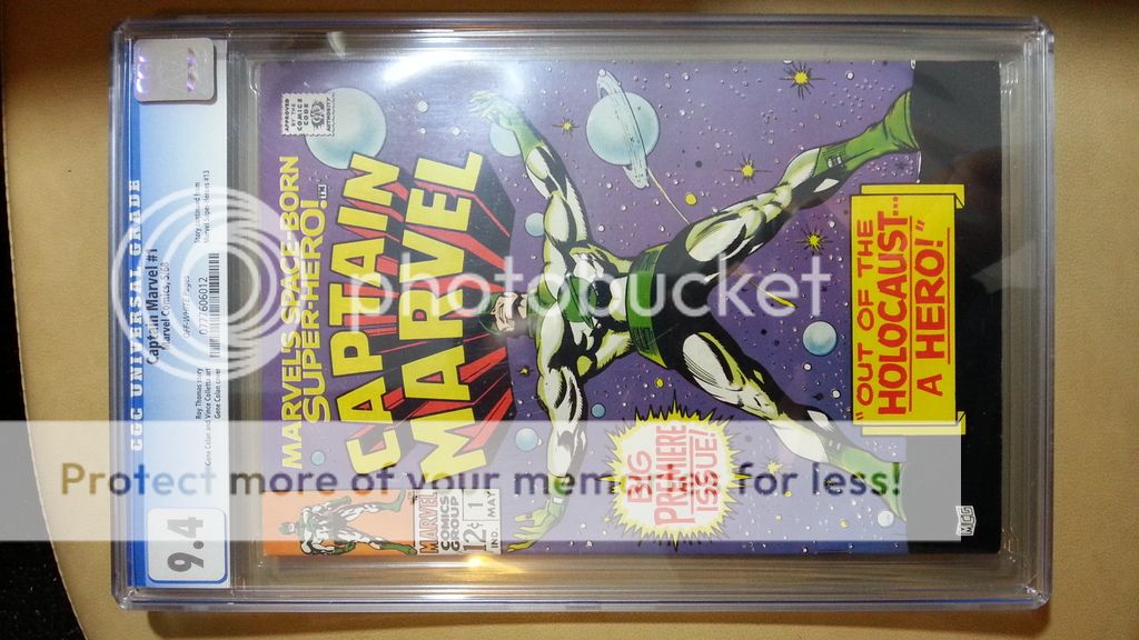 Captain Marvel #1 CGC 9.4 price drop - Golden / Silver / Bronze Age ...